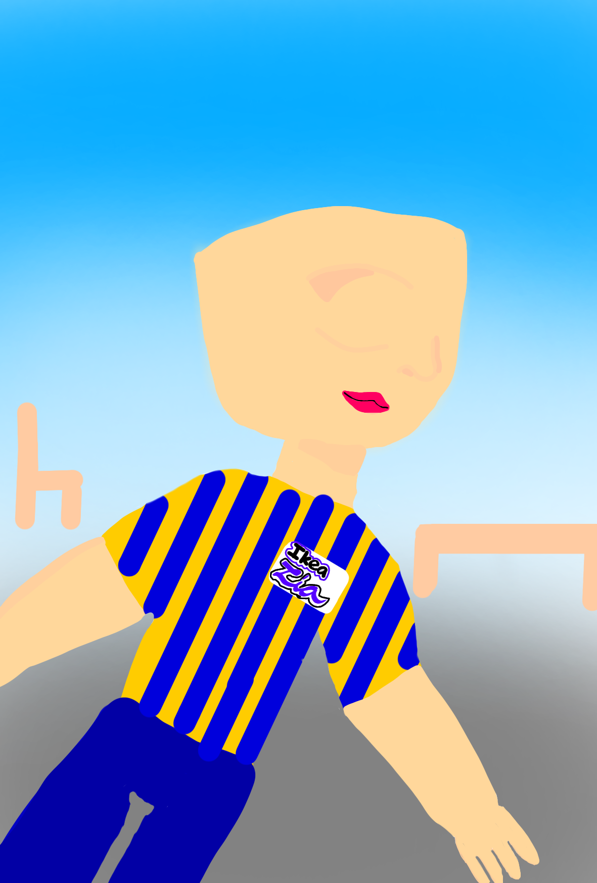 SCP- 3008 Ikea Worker - ibisPaint