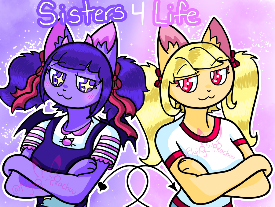 Sisters 4 Life 💜🩷 - ibisPaint