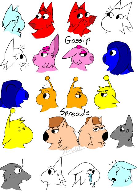 Gossip spreads - Sprunki-verse - ibisPaint