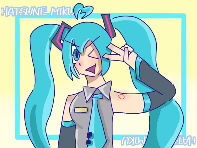 Hatsune Miku! - ibisPaint