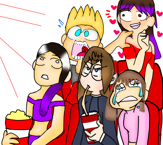 Movie Collab! (All mine except glasses) - ibisPaint