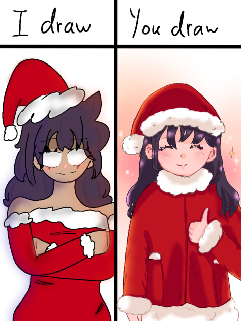 cute christmas collab!🎄🎁🎅 - ibisPaint