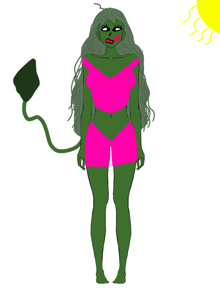 ☆Green beans human form♡ - ibisPaint