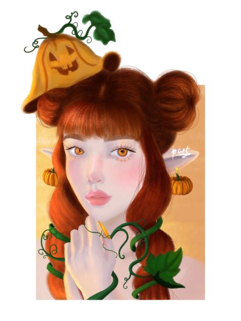 Pumpkin witch - DTIYS by arts.by.tamara - ibisPaint