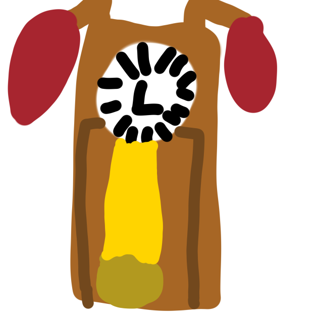 grandfather clock - ibisPaint