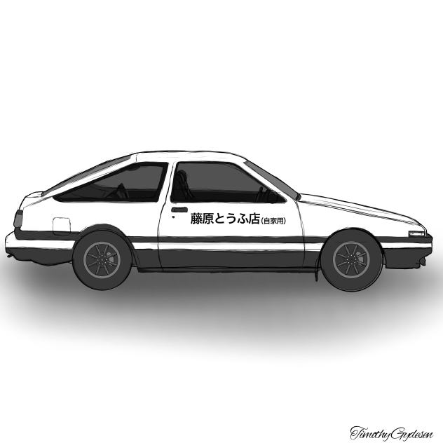 藤原拓海 AE86 - ibisPaint