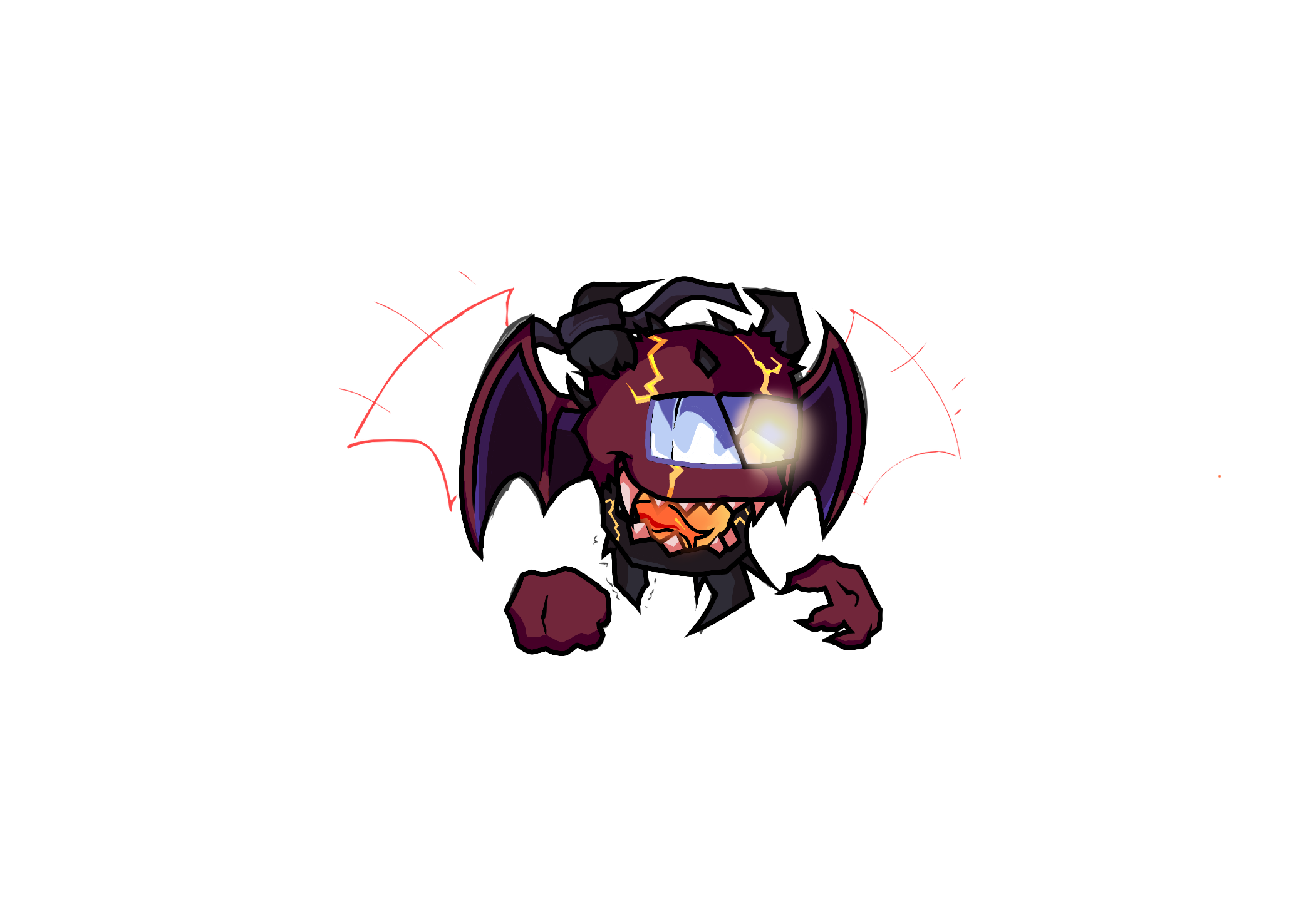 So I finished the unused maroon parasite - ibisPaint