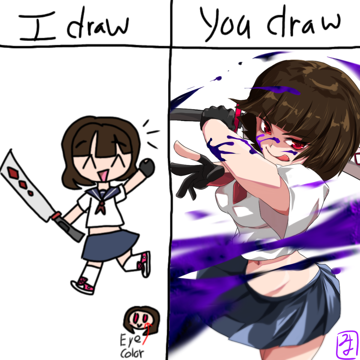 I draw you draw with Kerpro - ibisPaint
