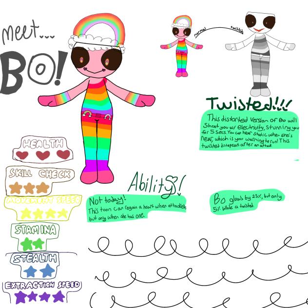 Bo, my Dandy's World OC!!! - ibisPaint