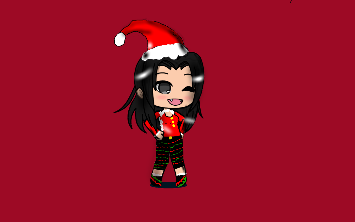 Merry Christmas! (Oc of my self) late - ibisPaint