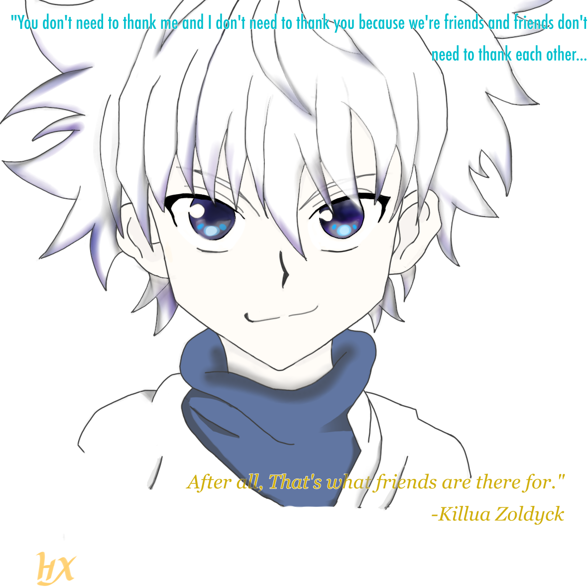 Killua Zoldyck Quote - ibisPaint