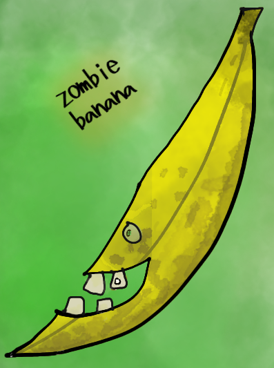 Zombie Banana - ibisPaint