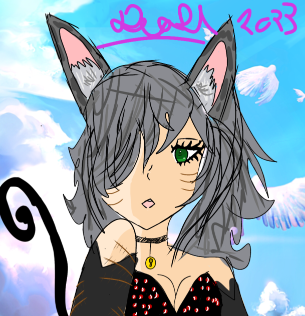 cat girl - ibisPaint
