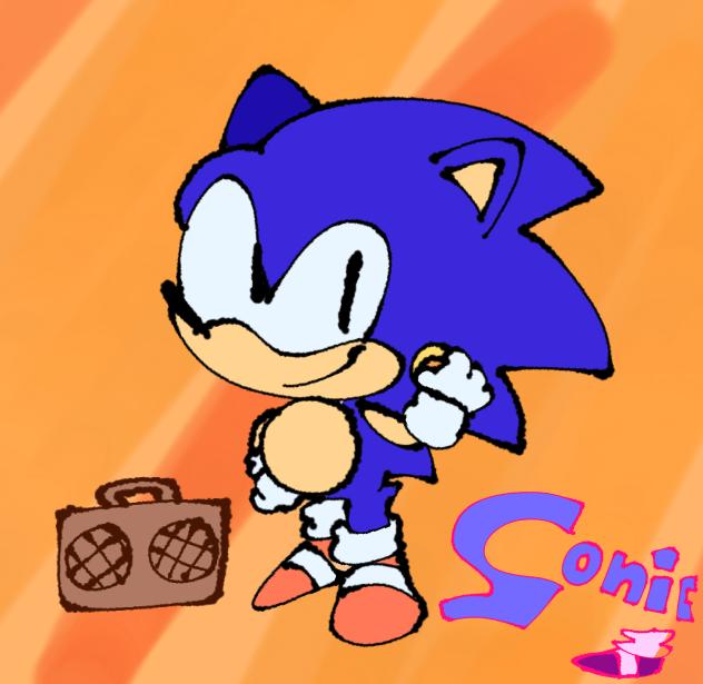 The Hedgehog Sonic - ibisPaint