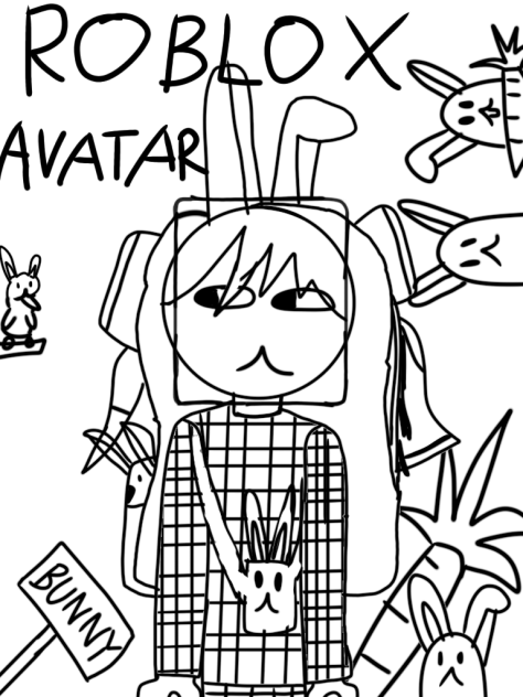 Roblox Bunny Avatar🥰★★★‽§§ - ibisPaint
