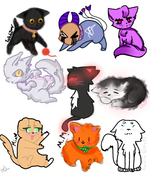 Kitty kat collab - ibisPaint