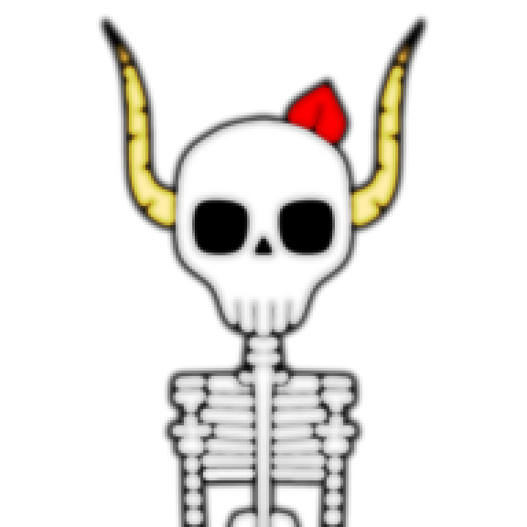 Skeleton Demon - ibisPaint