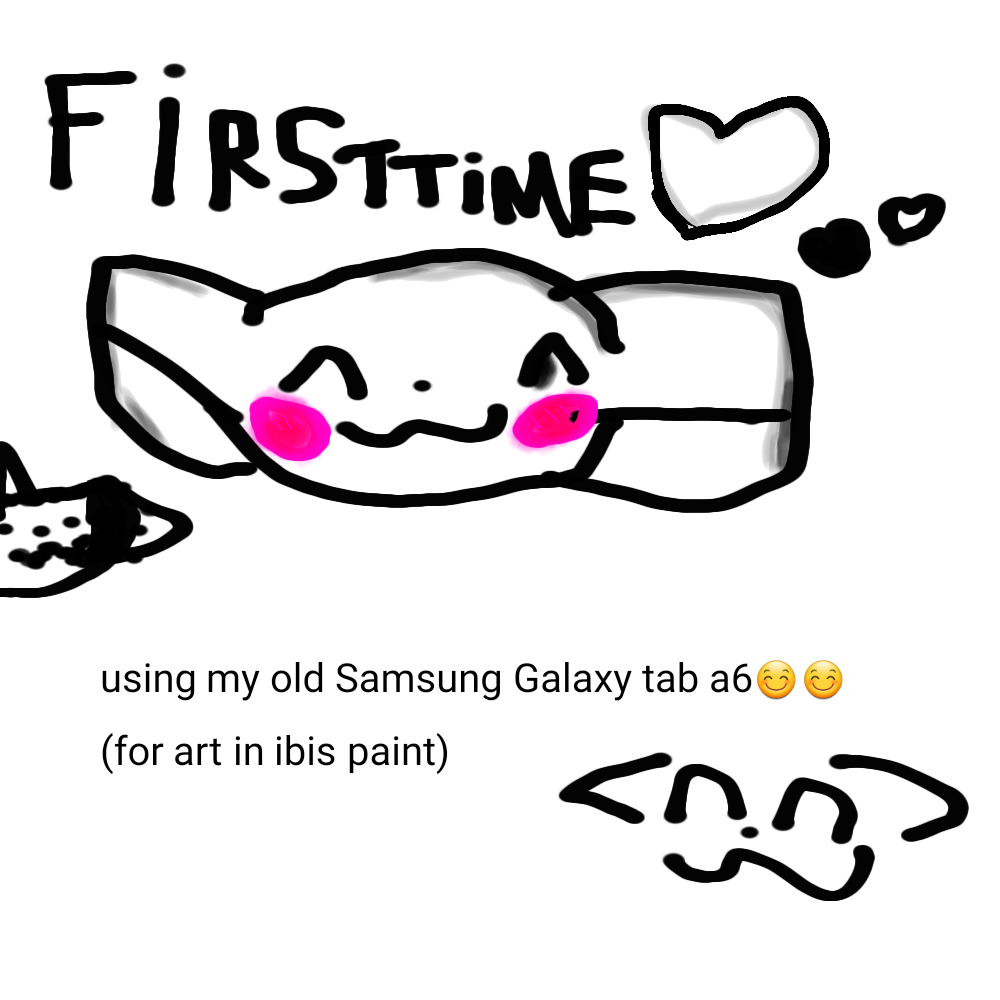 my art on my old Samsung Galaxy tab - ibisPaint