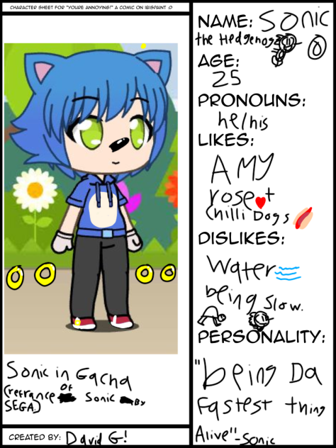 My Character (Sonic) - ibisPaint