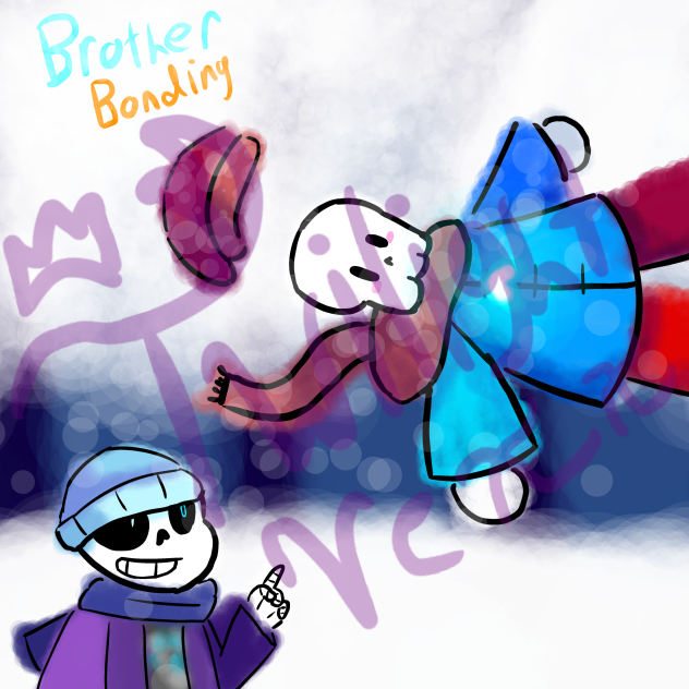 “Baby” Paps and Sans - ibisPaint