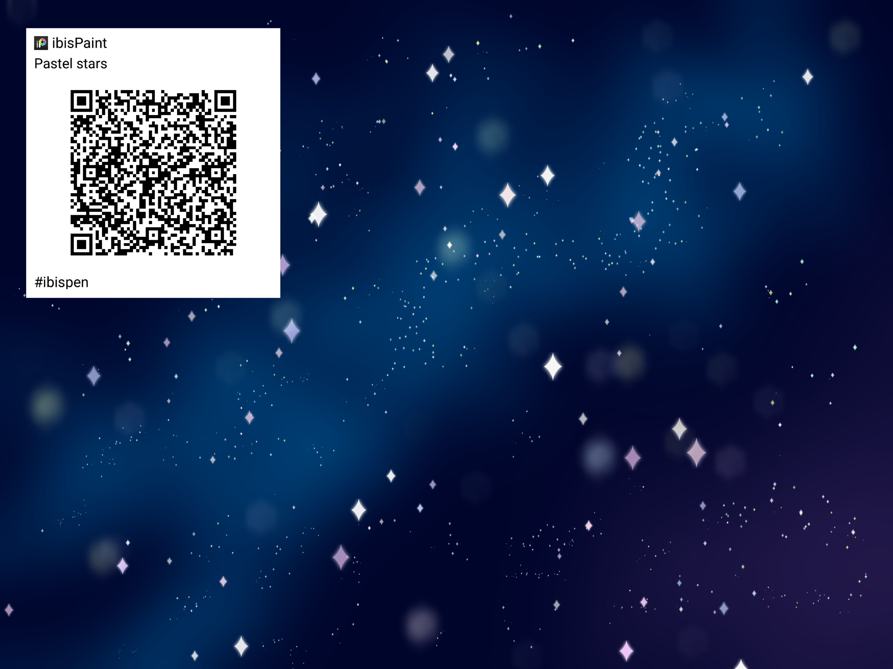 Pastel stars - ibisPaint