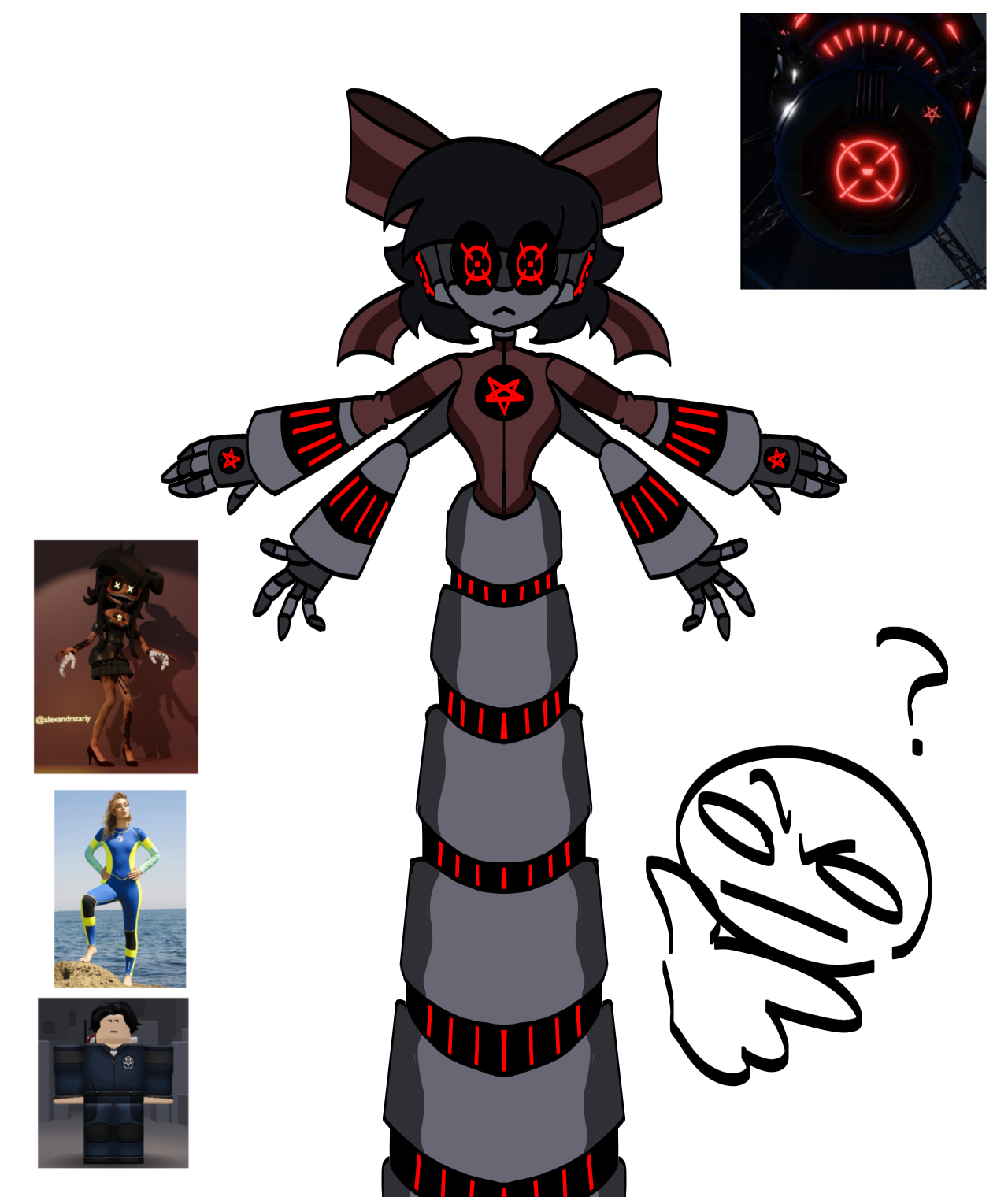 Humanoid Navi ai concept - ibisPaint