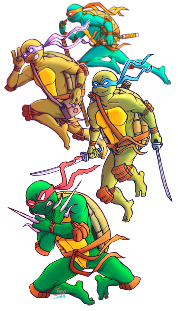 tmnt 2k3 - ibisPaint
