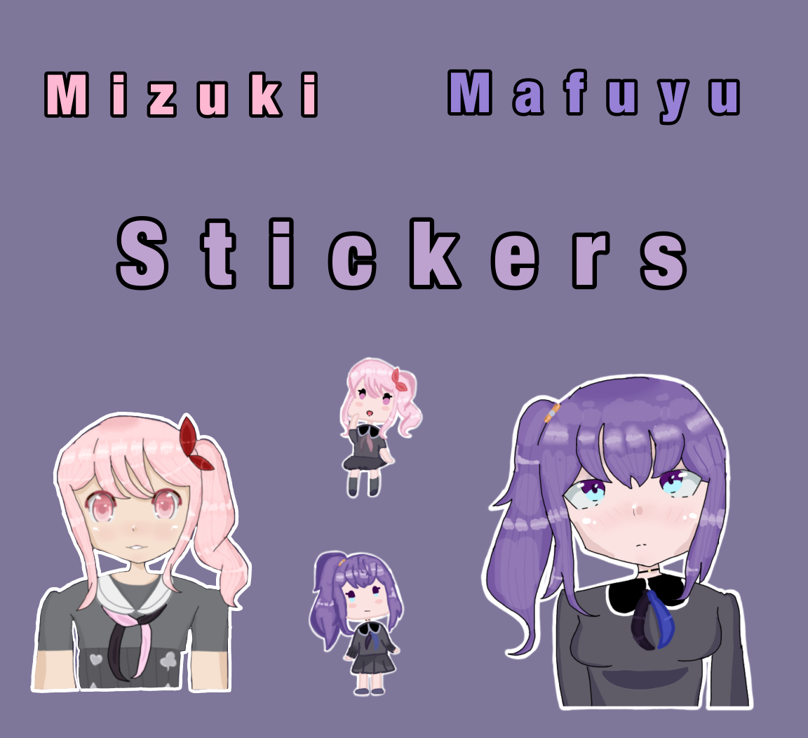 Mizuki and Mafuyu stickers part 2 - ibisPaint