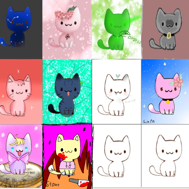 cat collab - ibisPaint