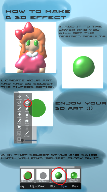How to make a 3D effect - ibisPaint