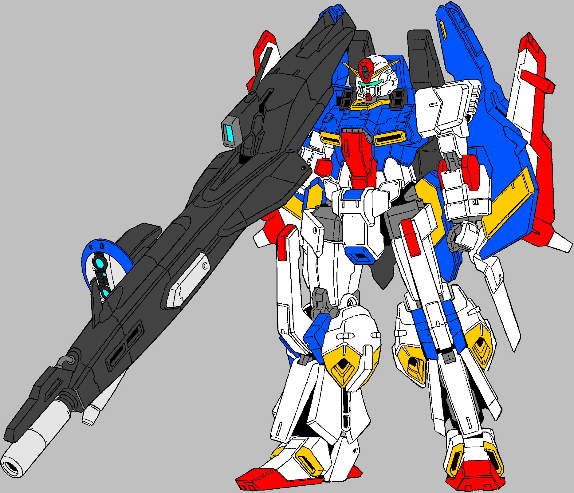 ZZガンダム風カラーのシータプラス - ibisPaint