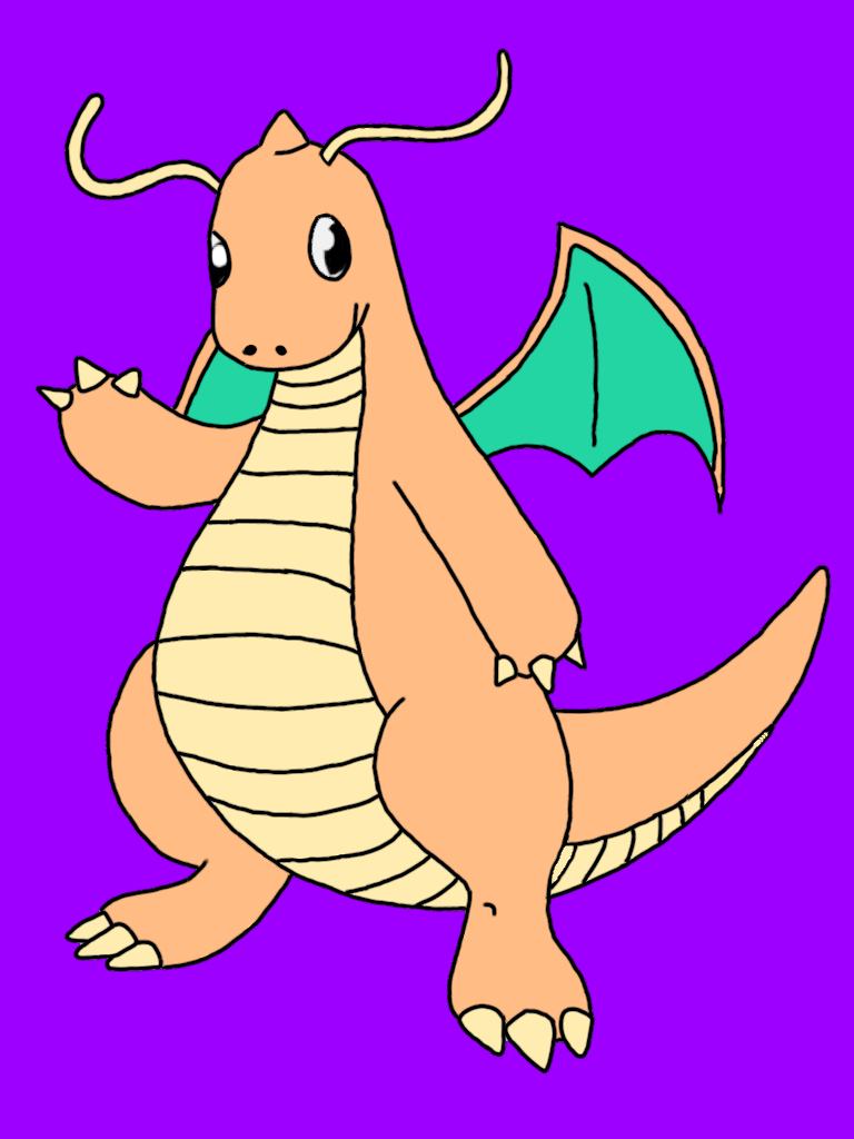 Dragonite (Pokemon) Drawing (DigitalArt) - ibisPaint