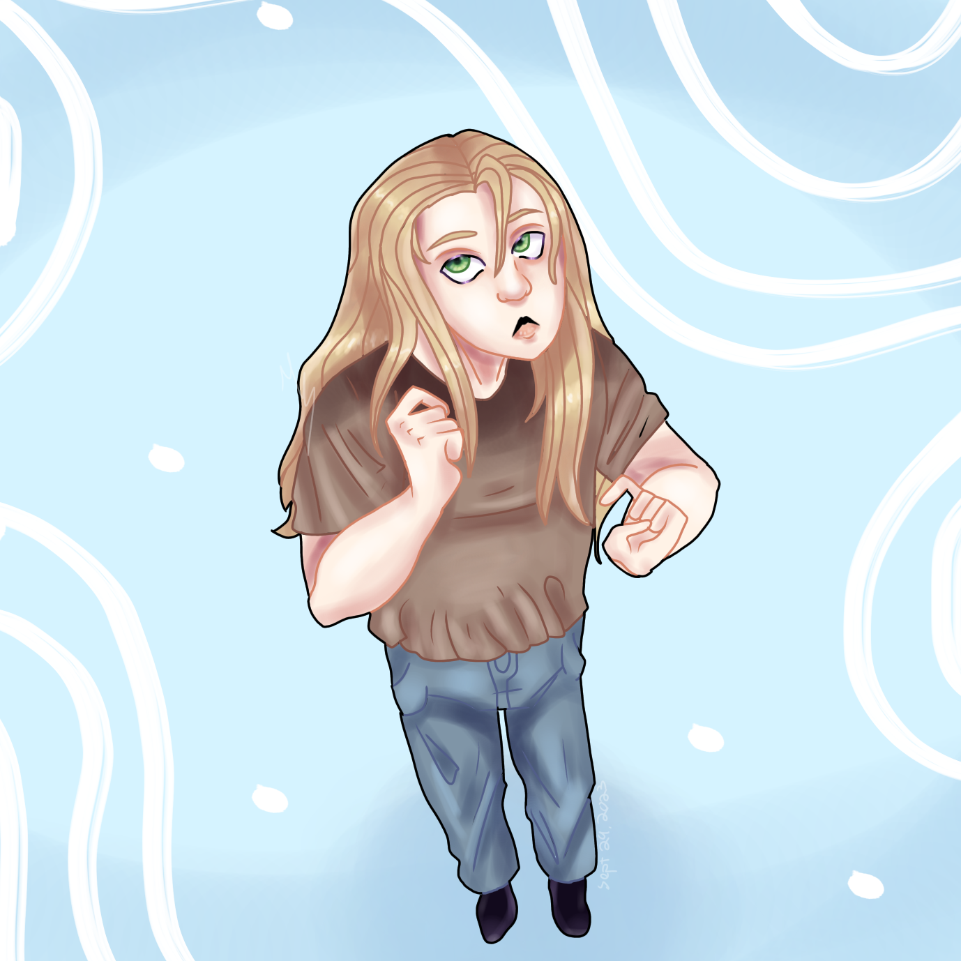 Blonde boy - ibisPaint