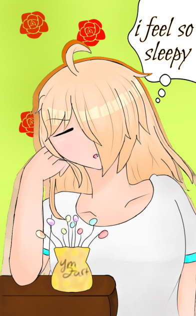 sleepy.... - ibisPaint