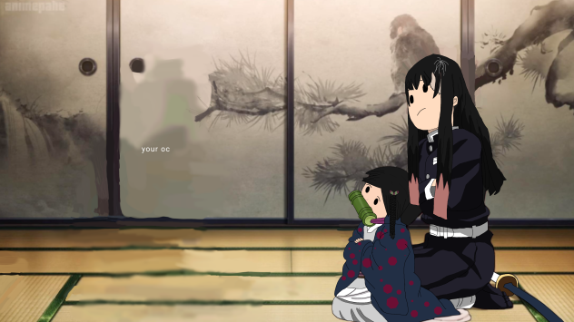 my 2 demon slayer oc talking to yours - ibisPaint