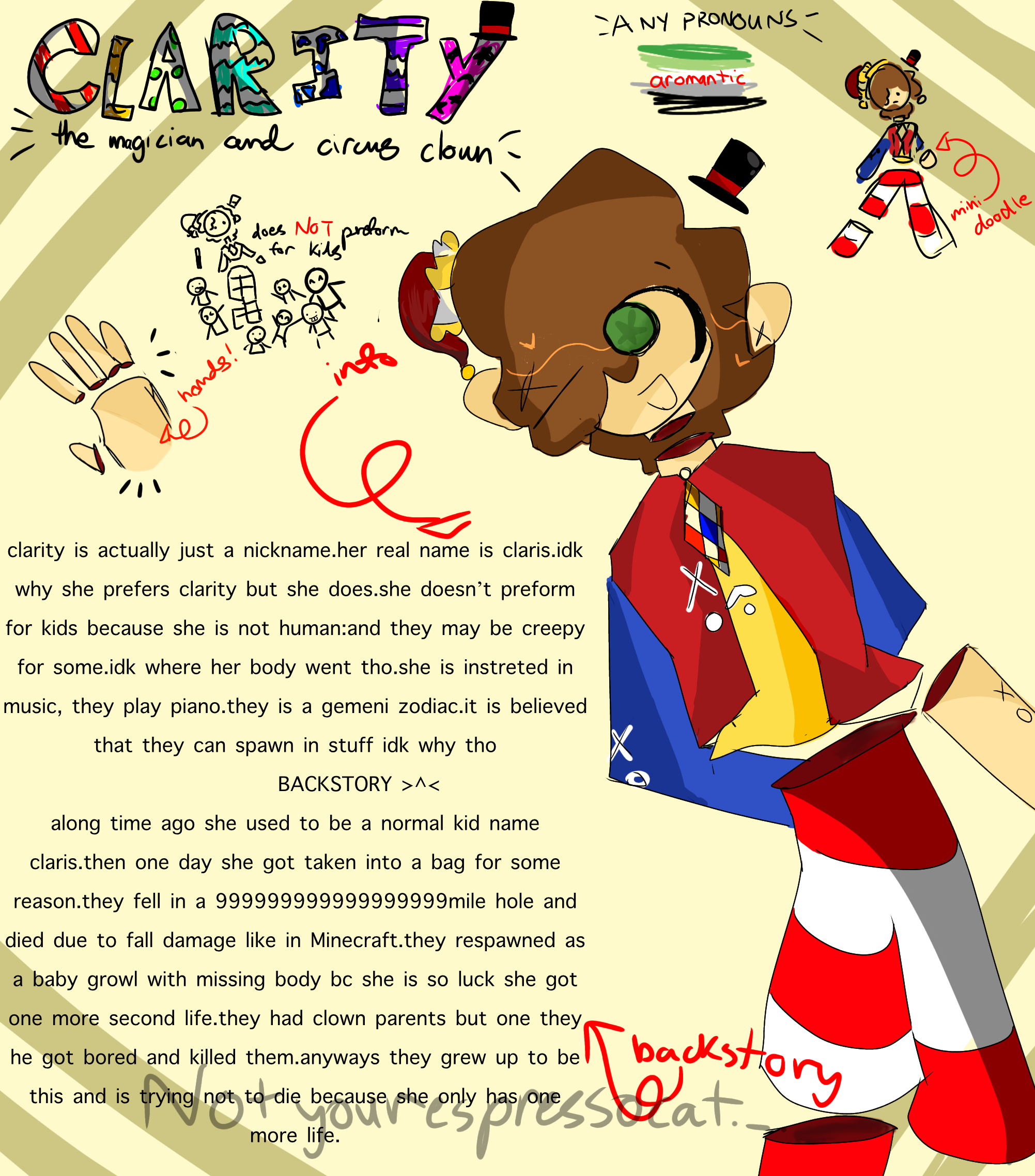 🎪CLARITY-the circus clown and magician!🎪 - ibisPaint