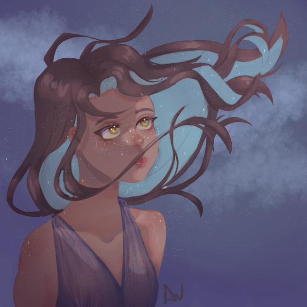 Inktober day 23 celestial - ibisPaint