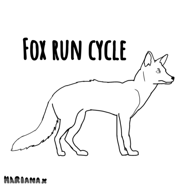 fox run cycles - ibisPaint