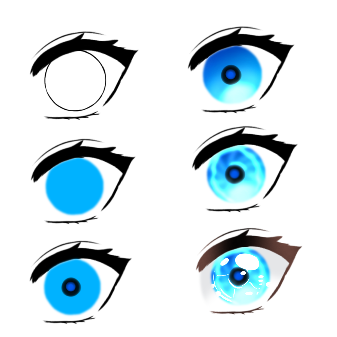 eyes tutorial - ibisPaint