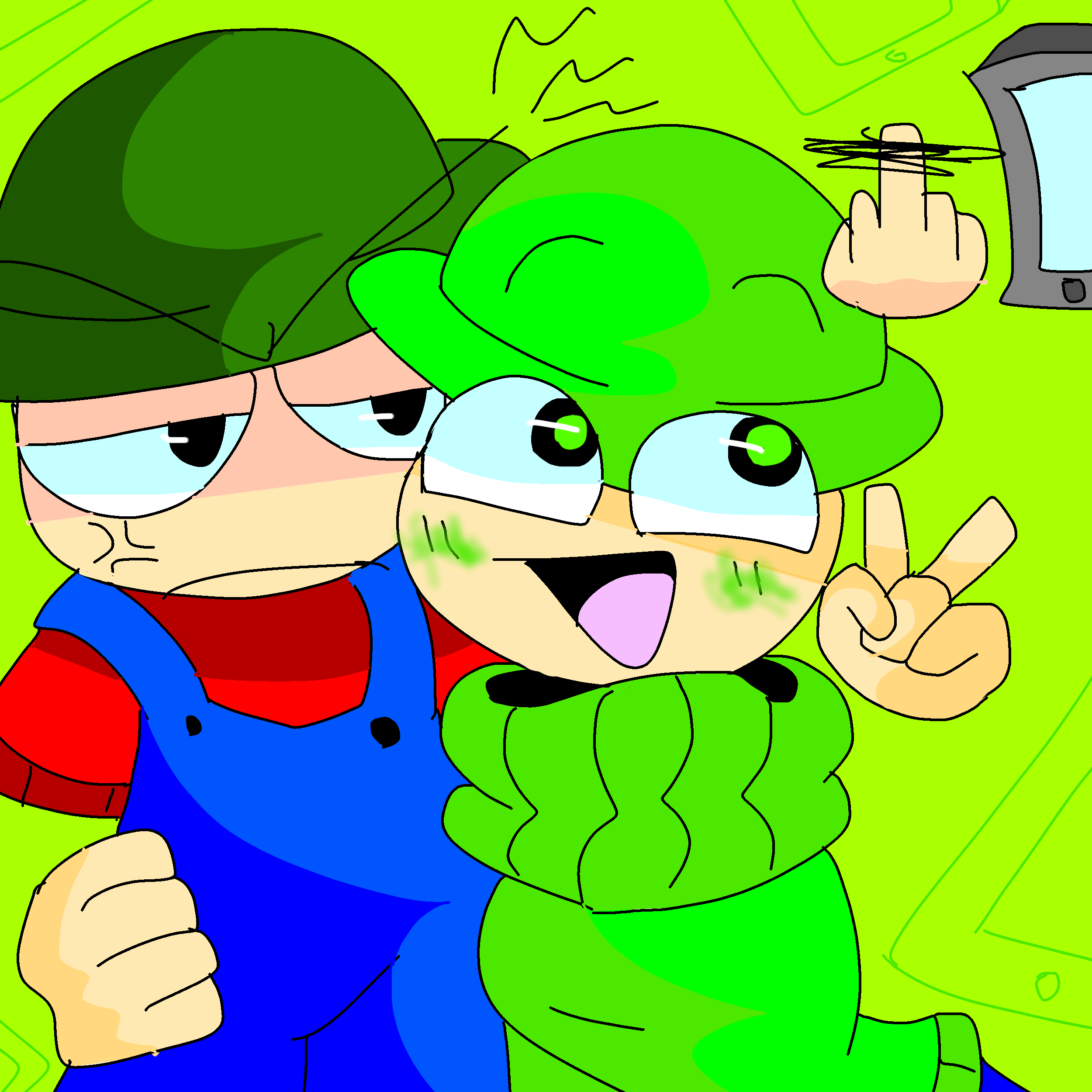 Bambi and banbu - ibisPaint