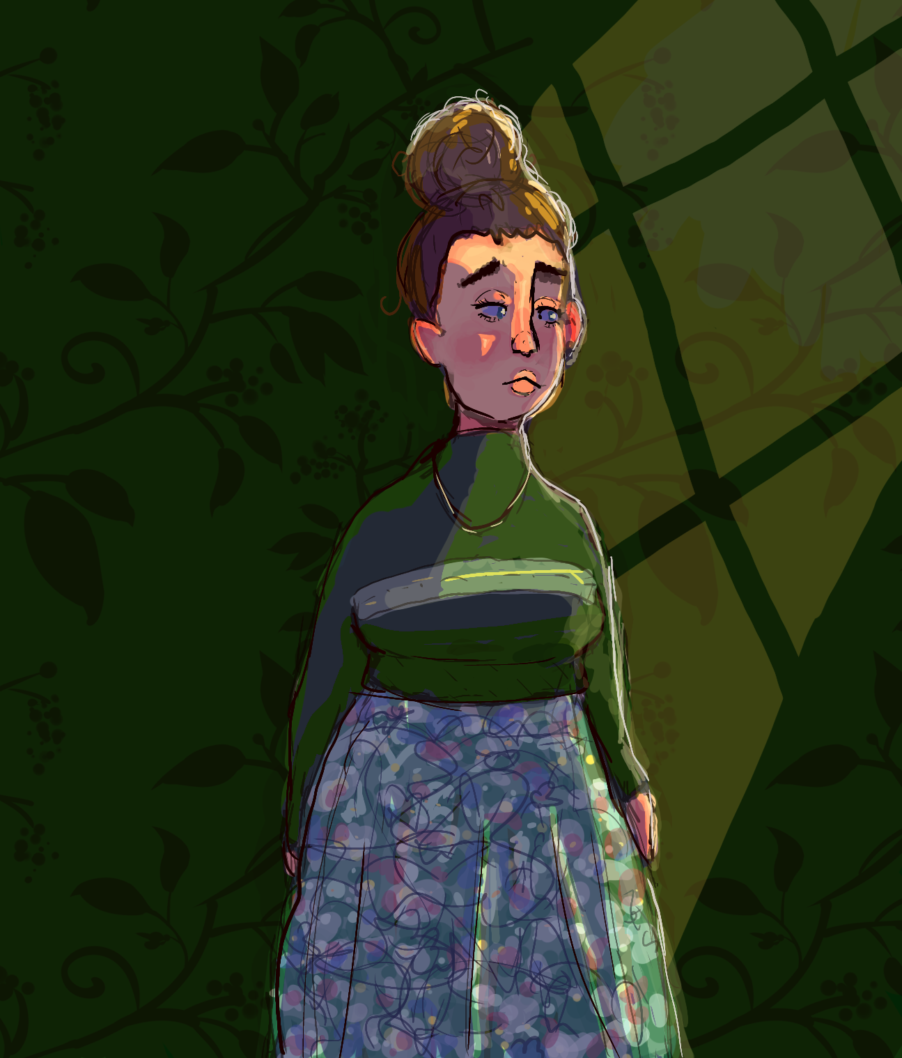 girl in a weird skirt - ibisPaint