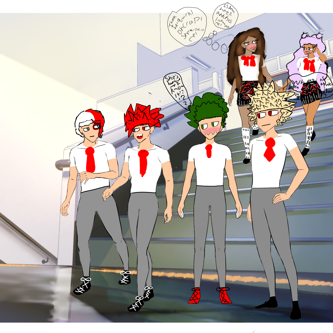 UA High my oc and cousins oc - ibisPaint