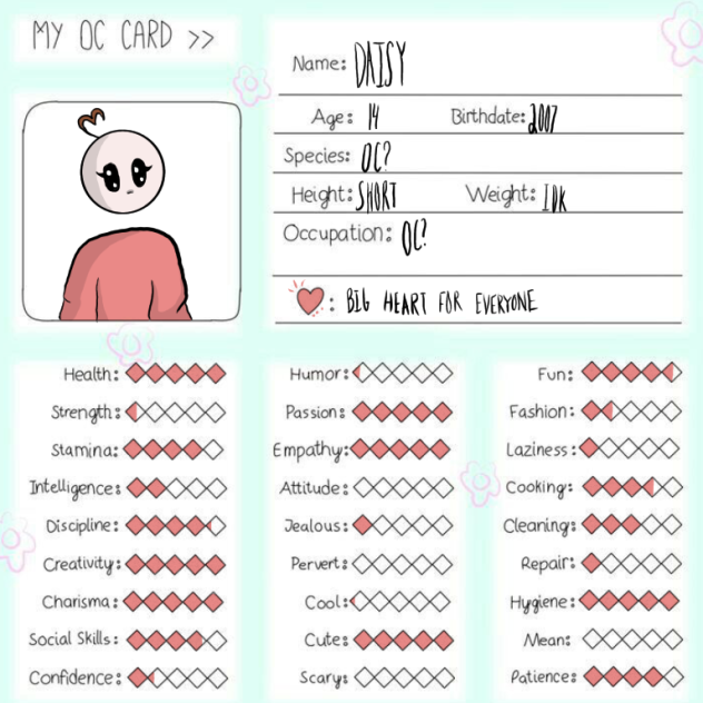 Daisy’s OC card - ibisPaint