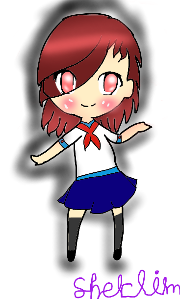 High School Girl Chibi - ibisPaint