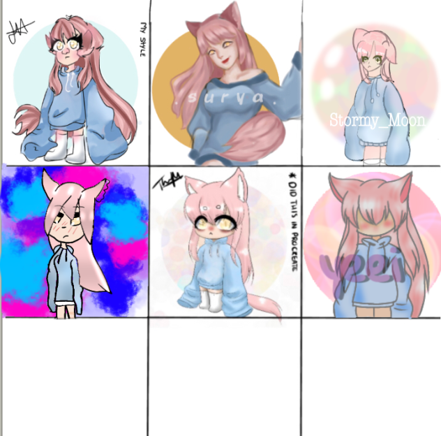 9 art styles - ibisPaint