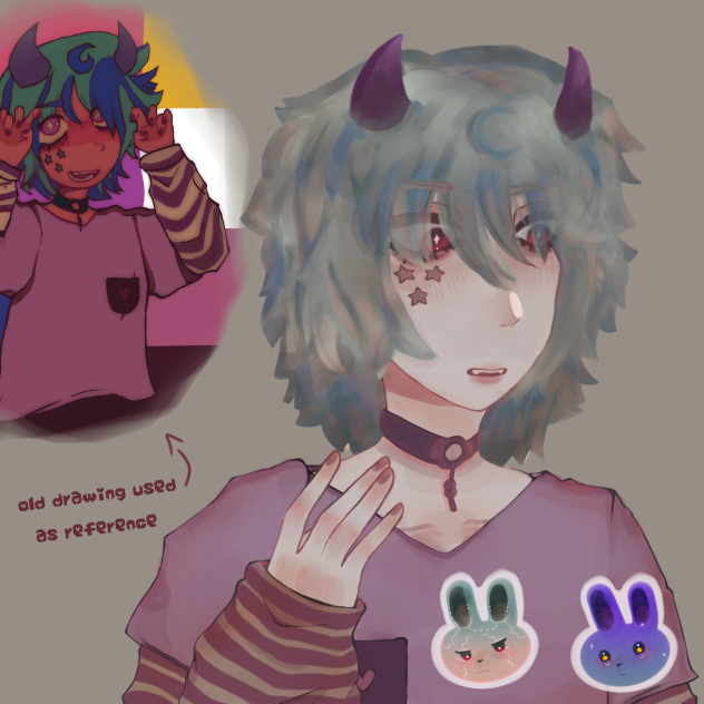 remake of my gay friend's oc - ibisPaint