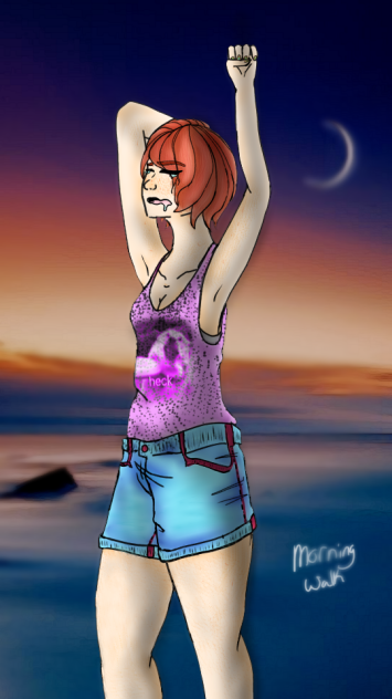 a morning walk - ibisPaint