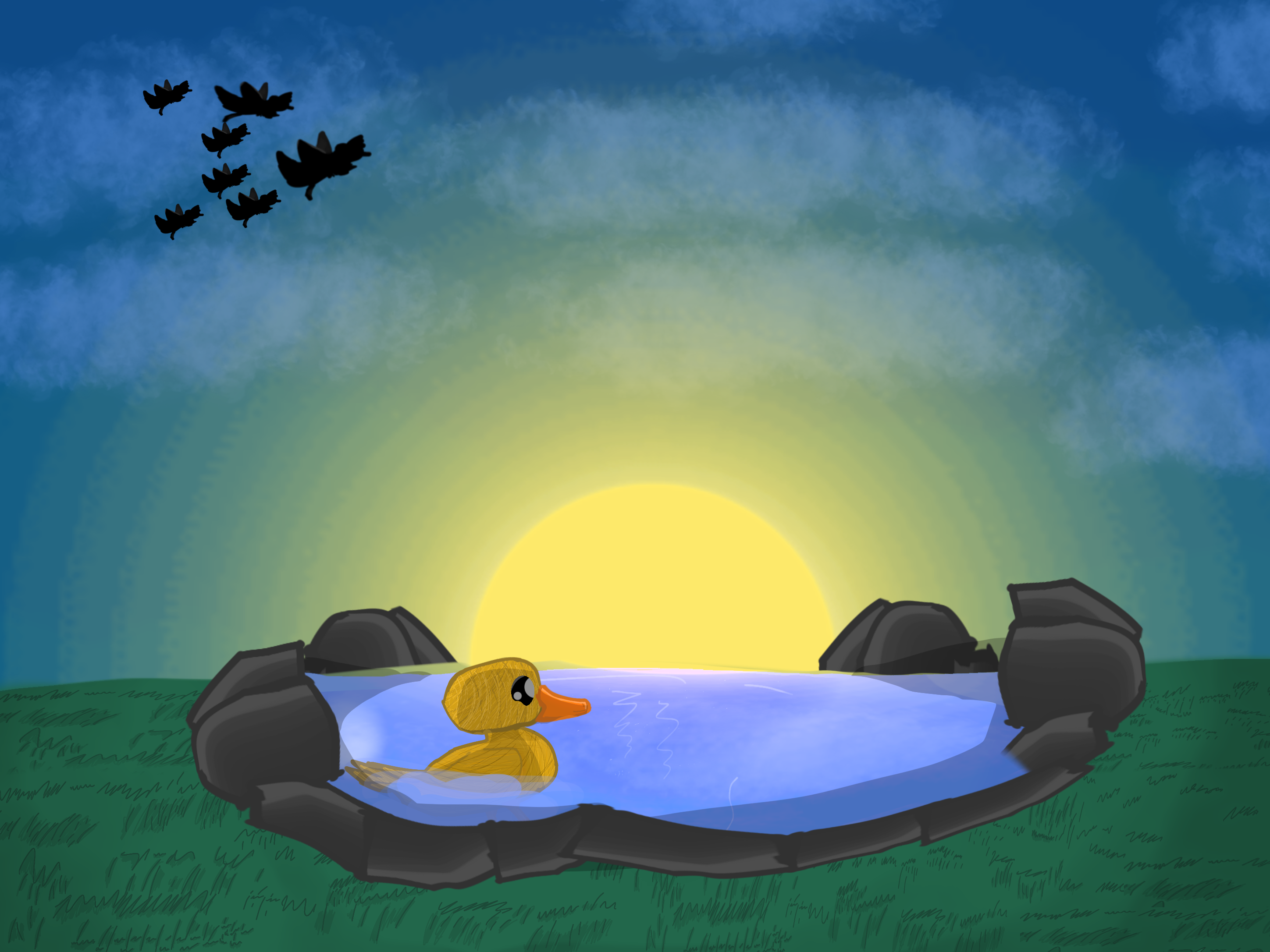 A Ducky’s Dream👑🌟 - ibisPaint