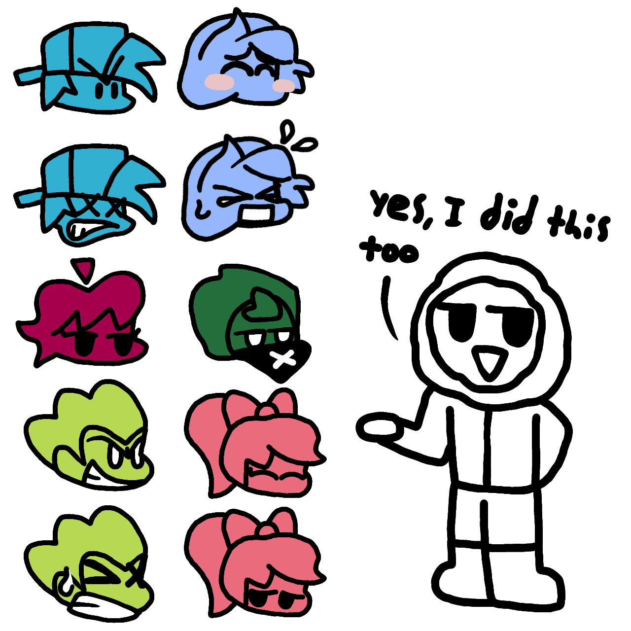 FNF Icon Recreations - ibisPaint