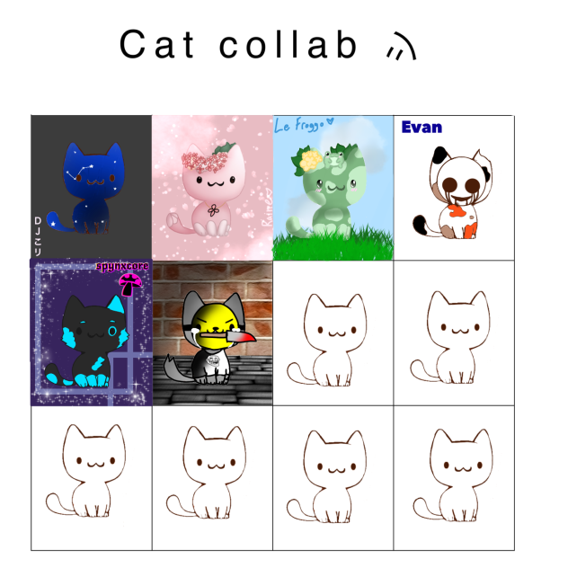 Cat collab thingy - ibisPaint